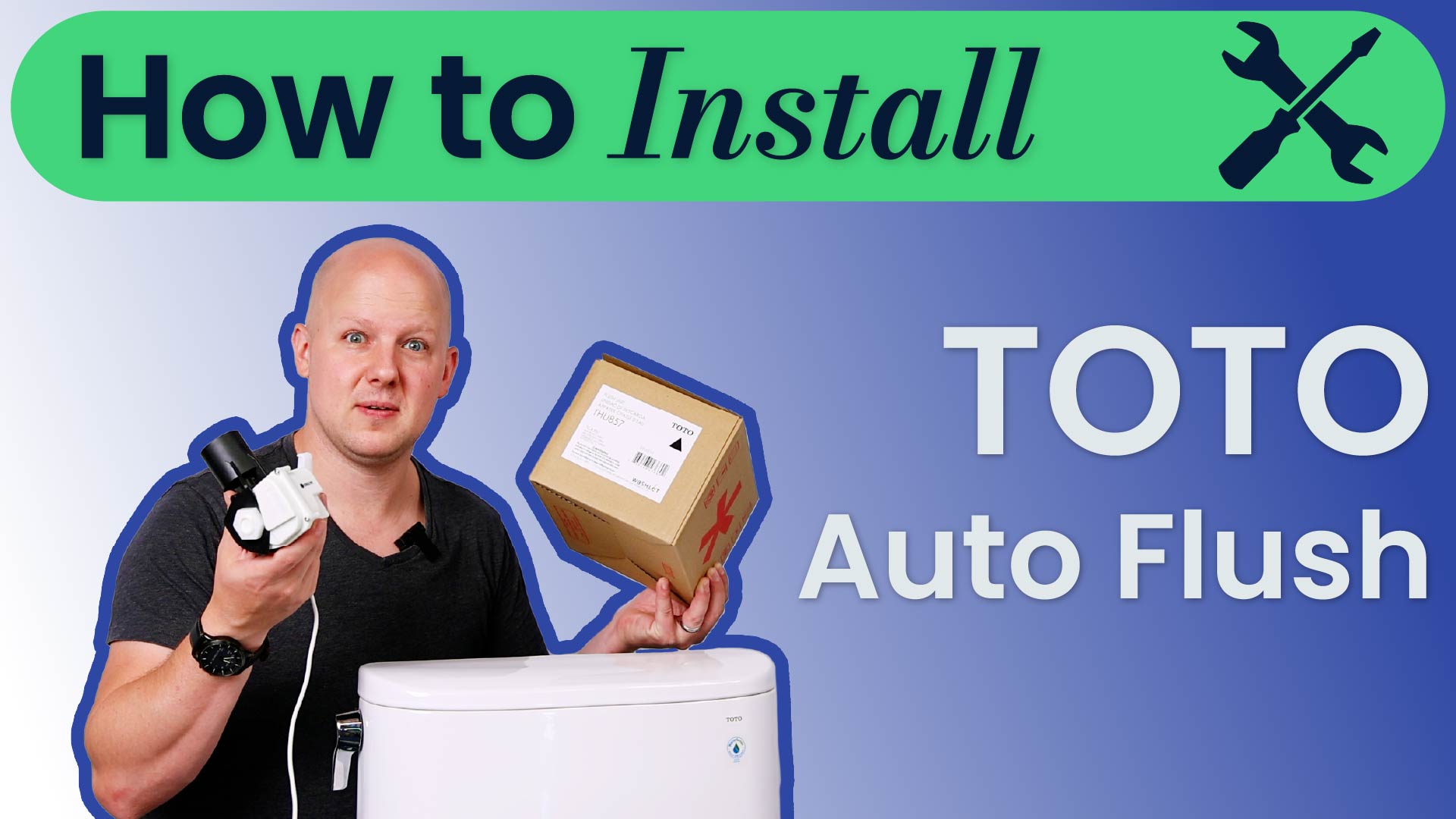 How to Install a TOTO WASHLET+ Auto Flush Kit - ManyBidets